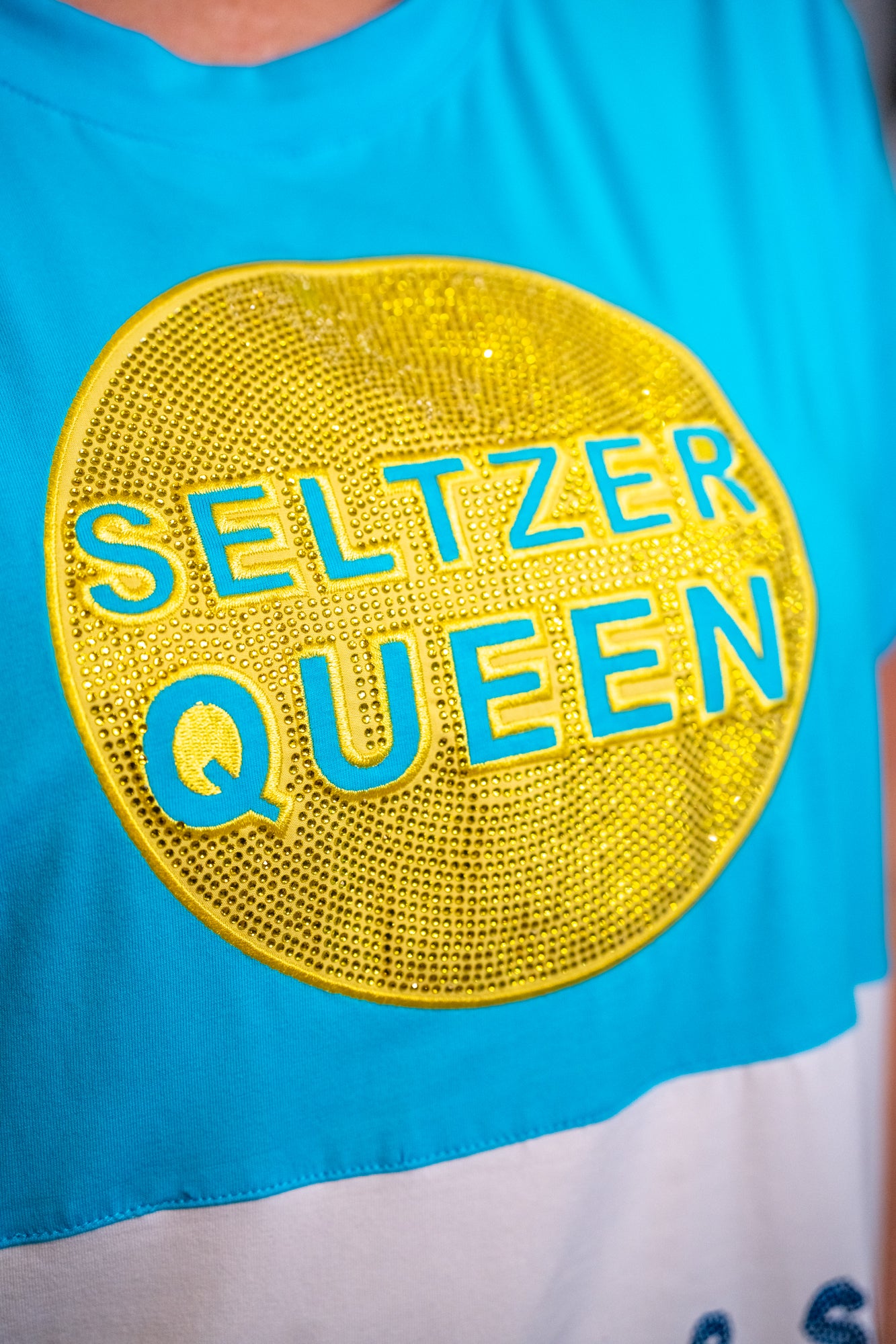 Queen of Sparkles Seltzer Queen Sequin T-Shirt – Buttercup Lynne Boutique